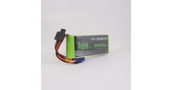 PULSE 2S 5000mah 20C 7.4V RX P-Tech LiPo Battery